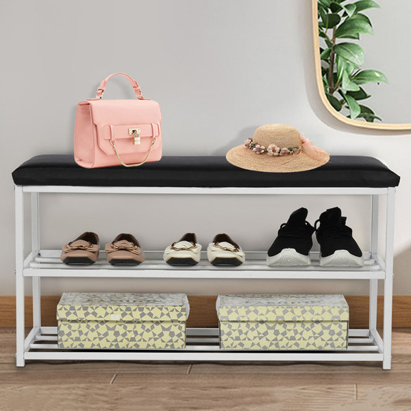 Ebern Designs 6 Pair Shoe Storage Bench - Wayfair Canada
